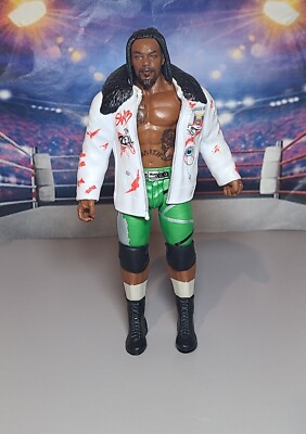 Swerve Strickland Isaiah Scott WWE Basic 125 W/ AEW Jacket Wrestling ...