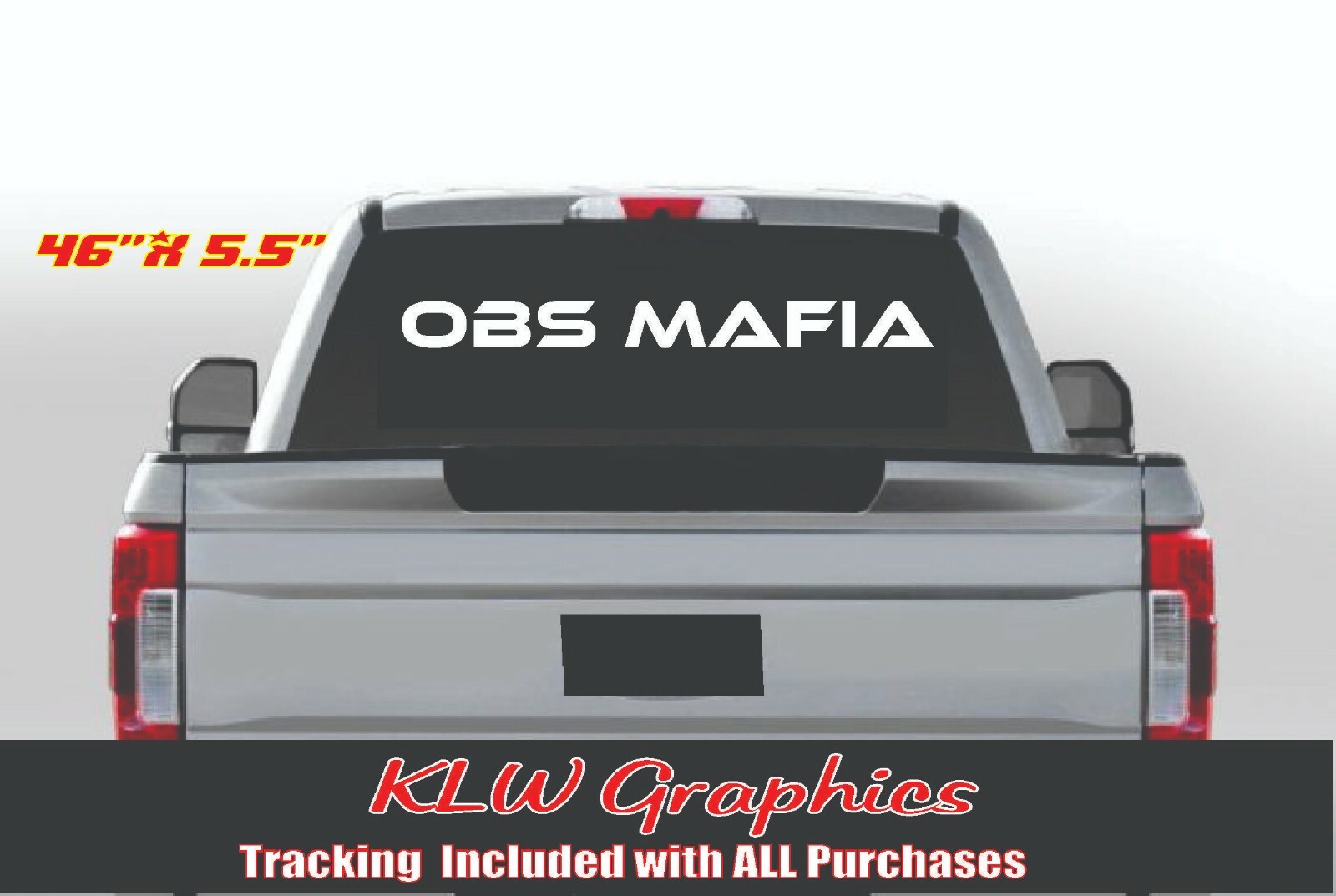 OBS Mafia Decal Sticker Lifted Square Body Silverado Turbo Diesel Truck ...