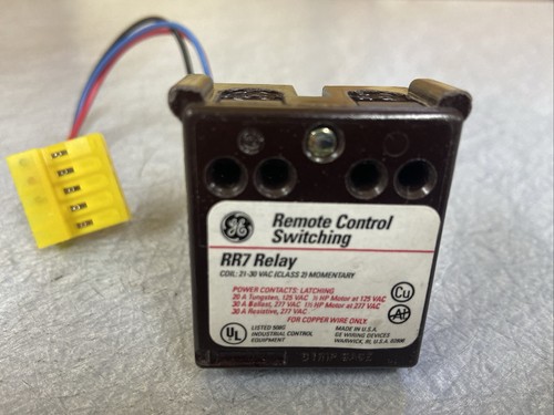 GE RR7 24 VAC Remote Control Momentary Relay for sale online | eBay