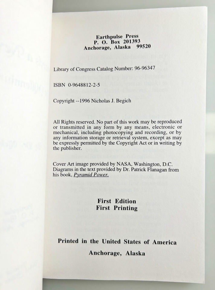 Towards a New Alchemy: The Millennium Science By Dr. Nick Begich ...