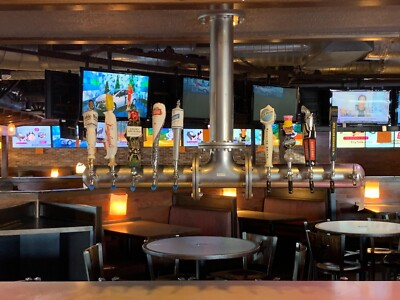 10 Head Ceiling OR Deck Mount Draft Beer Tower--Beer Taps Not Included ...