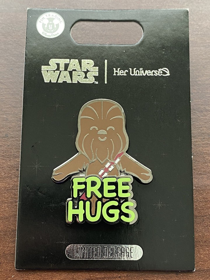 Chewbacca 2021 Disney Pin Star Wars Free Hugs Limited Release New | eBay