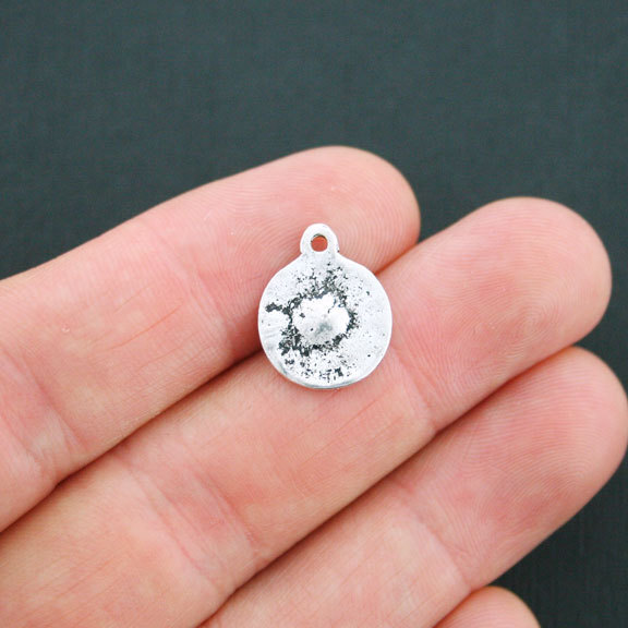 BULK 50 Compass Charms Antique Silver Tone Smaller Size - SC5120 | eBay