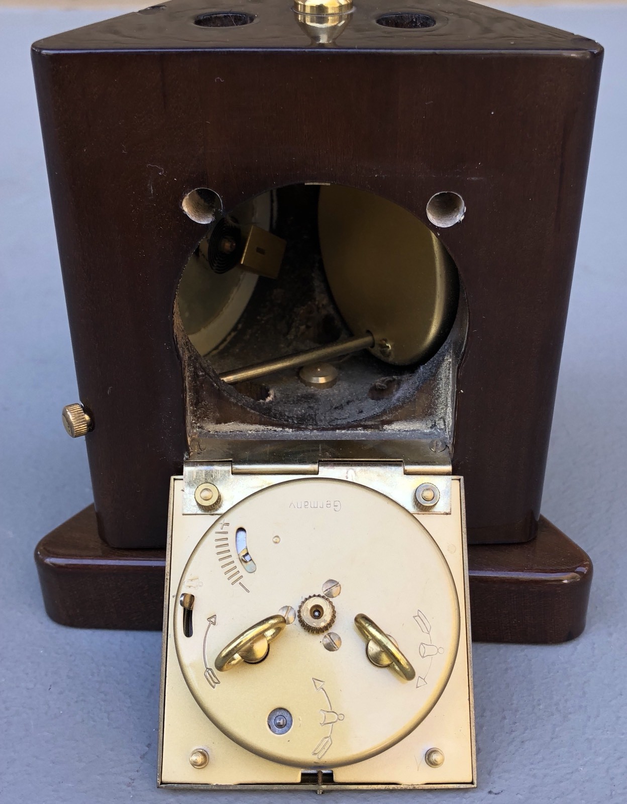 Vintage PETER Alarm Clock German Rotating Desk Clock/Weather ...