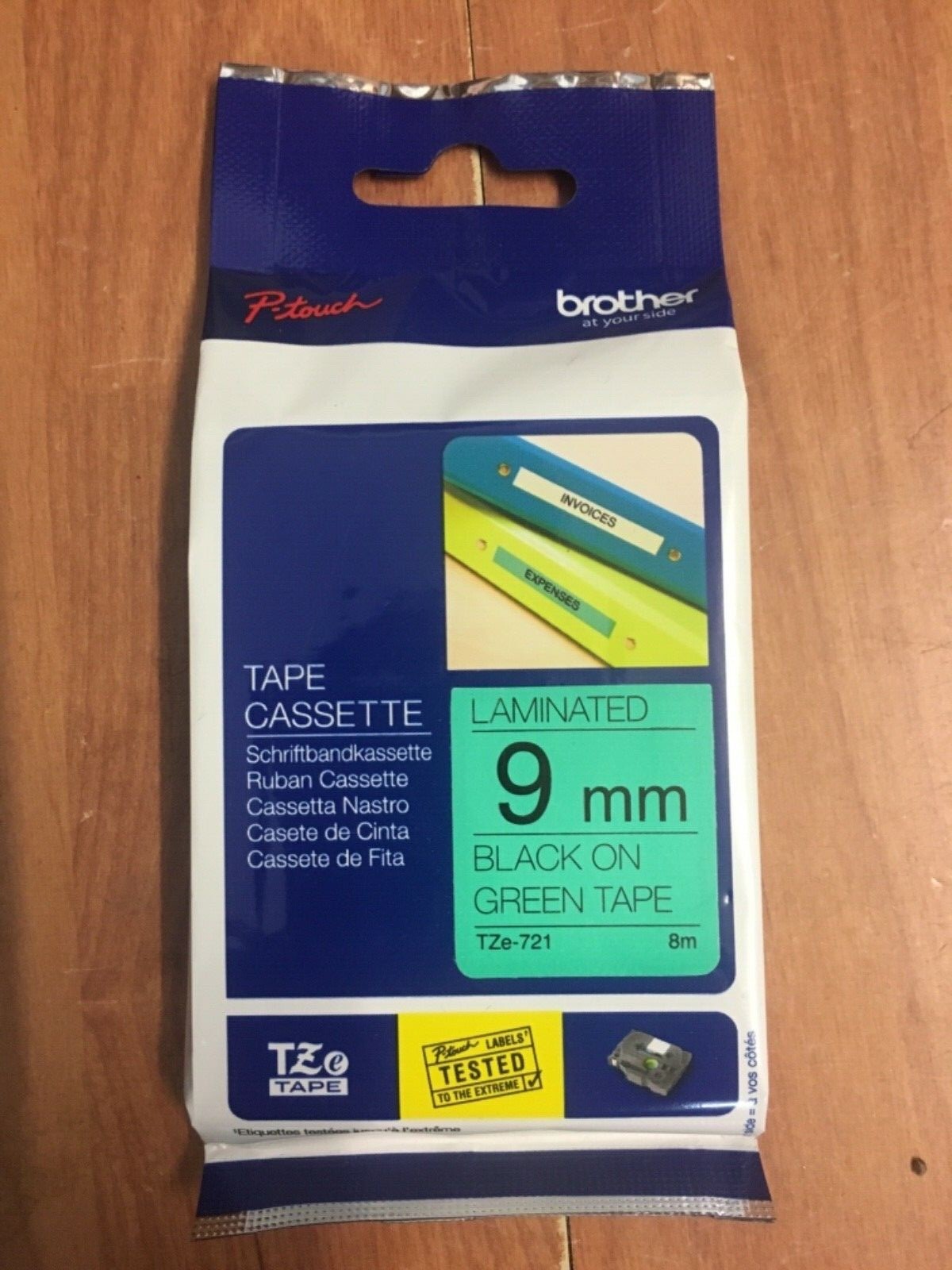 GENUINE BROTHER P TOUCH TZE TAPES 9mm x 8m. CHOICE OF COLOURS | eBay UK