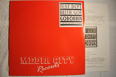 Test Dept. / Brith Gof - Gododdin UK orig' Media City 12" 1988 | eBay