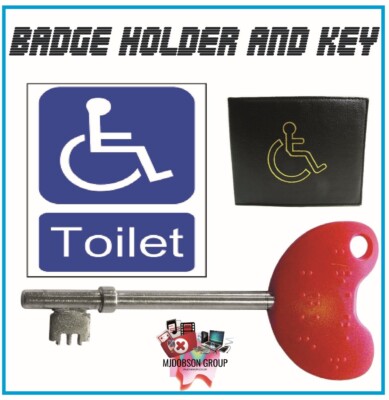 Disabled Key DISABLED BADGE HOLDER WALLET PARKING DISABILITY | eBay