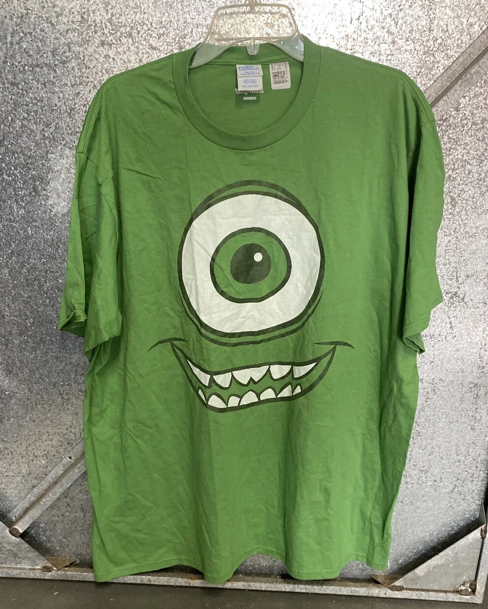 Disney Pixar Monster Ink T Shirt Green Size 2XL - Gem