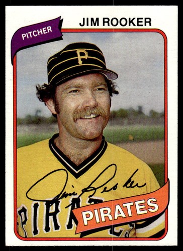 1980 Topps Jim Rooker #694 Pittsburgh Pirates Baseball Card | eBay