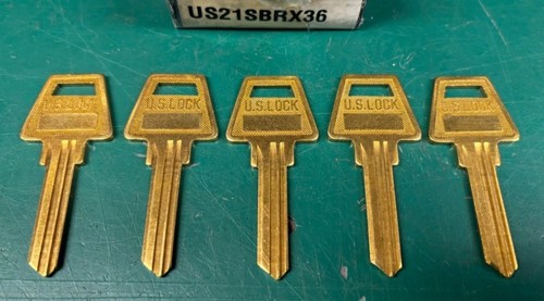 5x U.S. Lock RX3 6 Pin Key Blank US21SBRX36 Locksmith BRAND NEW 1 Day ...