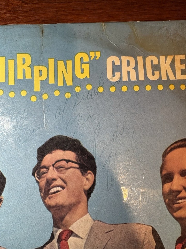 Buddy Holly and The Crickets Signed Album Cover (The Chirping Crickets ...