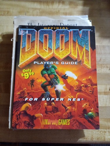 Official Doom Player's Guide Brady Games for Super NES SNES Strategy ...