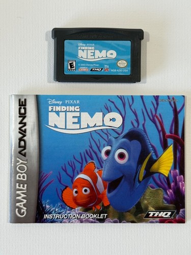 Finding Nemo w/manual, Nintendo Game Boy Advance GBA, Original Tested ...