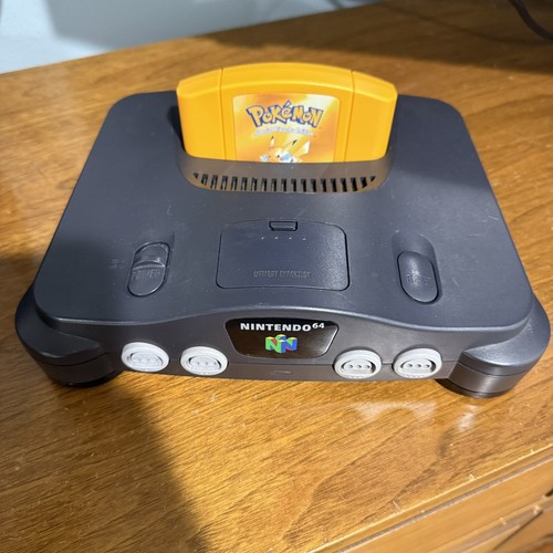 N64 64-Bit Console Games Cartridge 🎮 Pokemon Yellow - In Hand And Ready ...