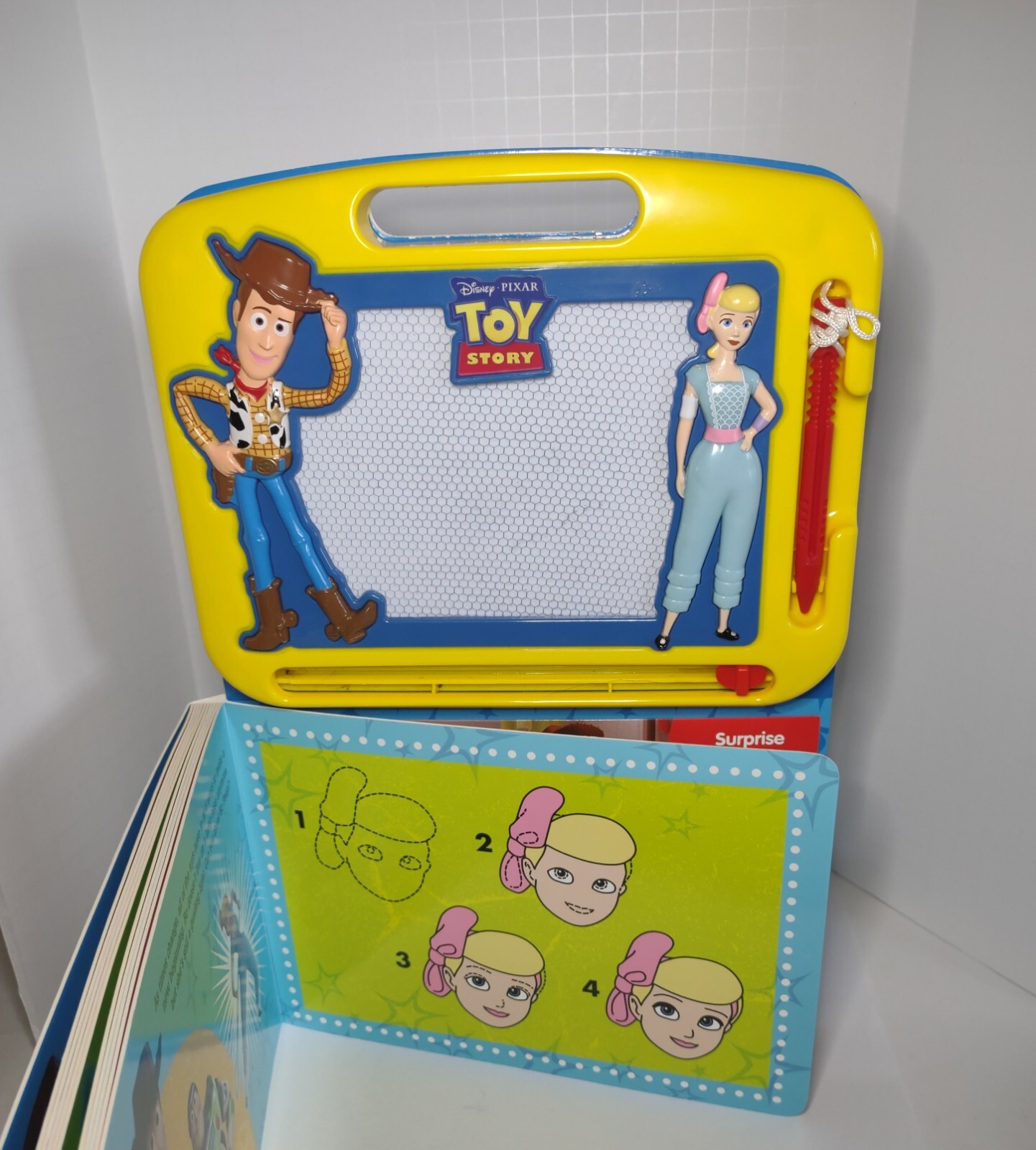 Disney PIXAR Toy Story Book and Erasable Magnetic Drawing Board Set Stencils | eBay