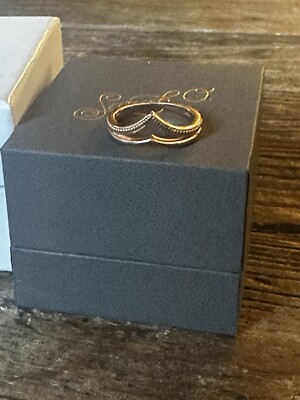 sarah o jewelry - “Brooke” Tracer band In 14k Rose gold. Size 6 | eBay