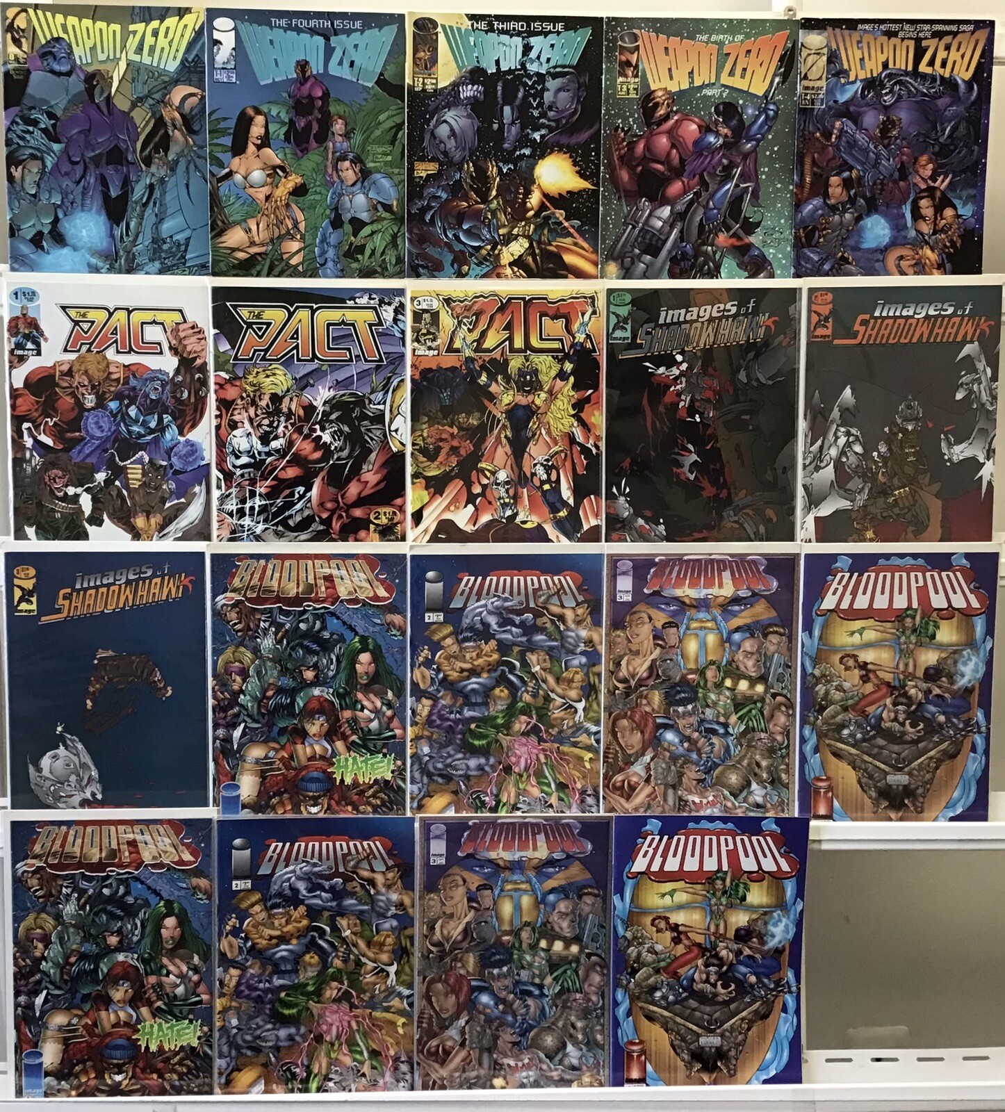 Image Comic set - Weapon Zero, Pact, Images Of Shadow, Bloodpool - See Bio | eBay