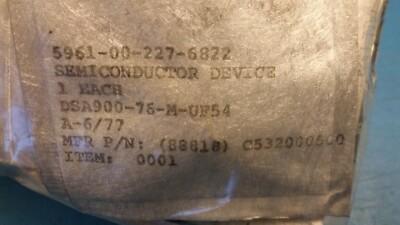 (1pc) 5961-00-227-6822(C532000500) Transistor | eBay