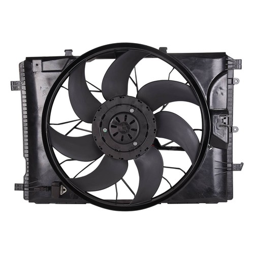 2045000293 Radiator Cooling Fan Assembly Fits Mercedes E400 C250 SLK350 ...