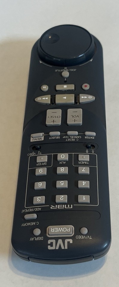 JVC MBR VCR TV Remote Control Jog Shuttle Wheel Tested | eBay