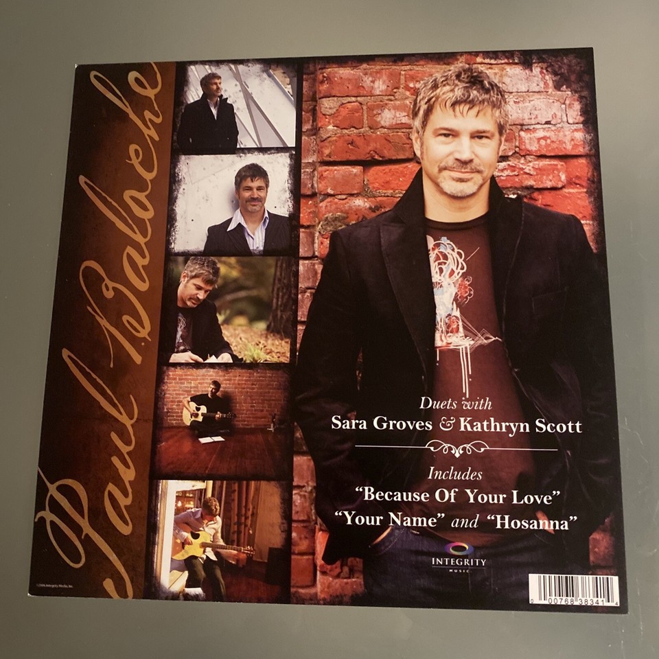 Paul Baloche A Greater Song, 12x12 Album Flat Poster Christian worship ...