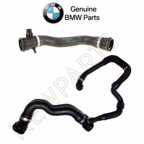 For BMW F10 528i xDrive Pair Set of Upper & Lower Radiator Coolant ...