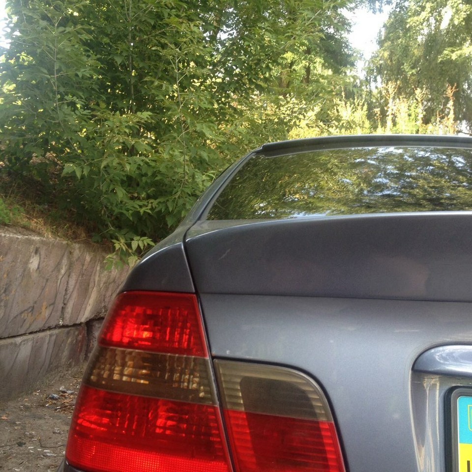 bmw E46 Ducktail trunk Spoiler CSL M3 bmw e46 sedan Spoiler lip csl ...