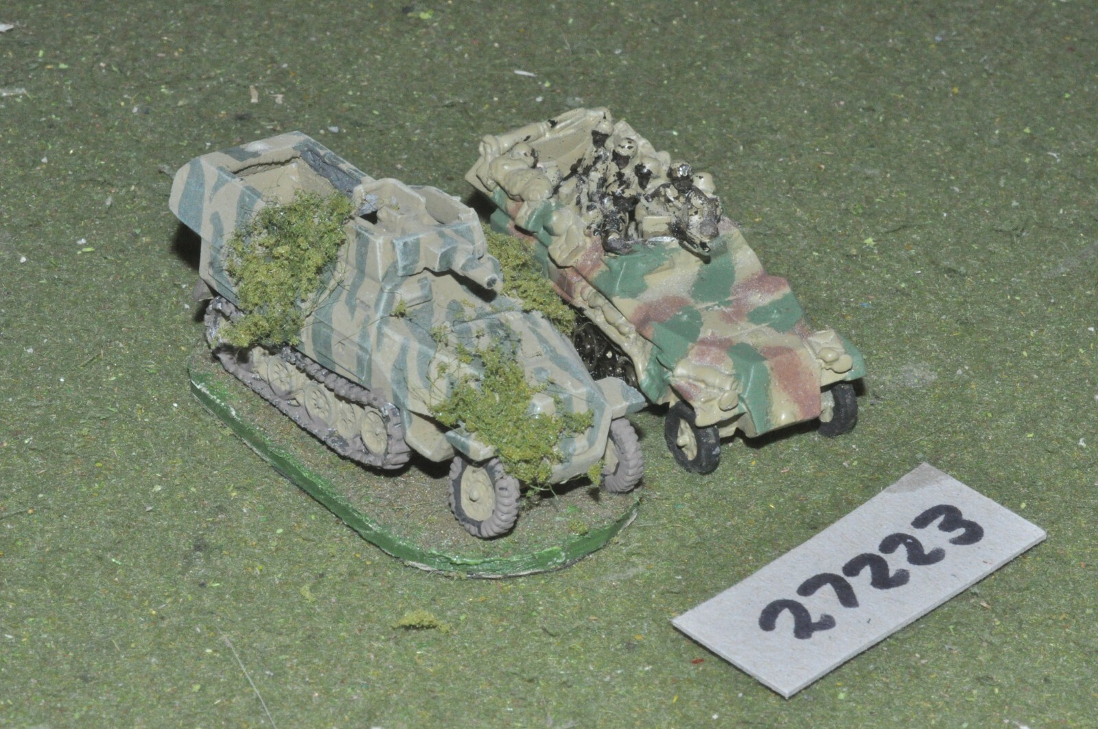 20mm WW2 / german - 2 half tracks - vehicles (27223) | eBay UK