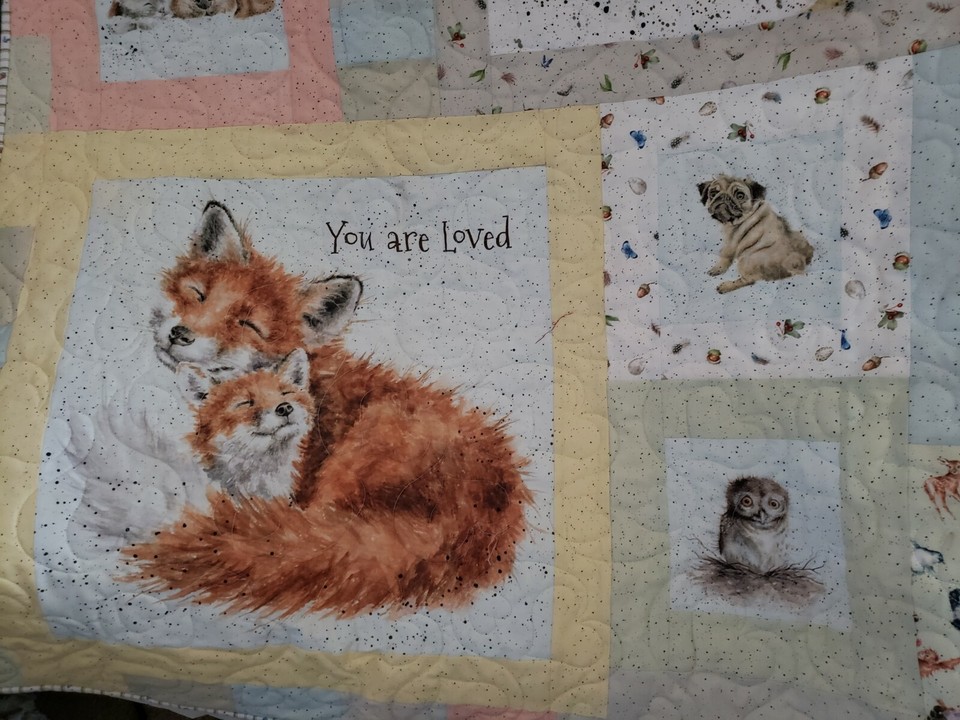 “Love Is” Quilt Adorable pictures of moms and babies. Comfortable ...