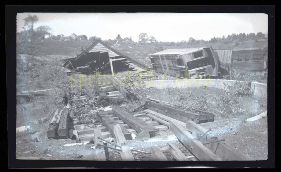 Abandoned Engine Shed / Turntable - Vintage Railroad Negative | eBay