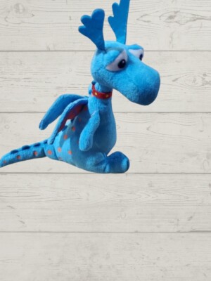 Disney Doc McStuffins Plush TY Stuffy The Dragon Blue Stuffed Animal ...