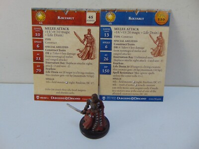 Dungeons & Dragons Miniatures Game: Kolyarut - Blood War #9 w/ both ...