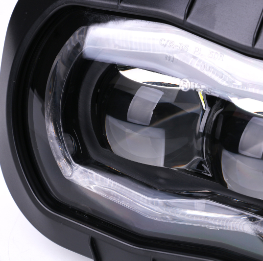 DOT E9-Mark LED Headlight Halo DRL For F650GS/ F700GS/ F800GS/ F800GS ...