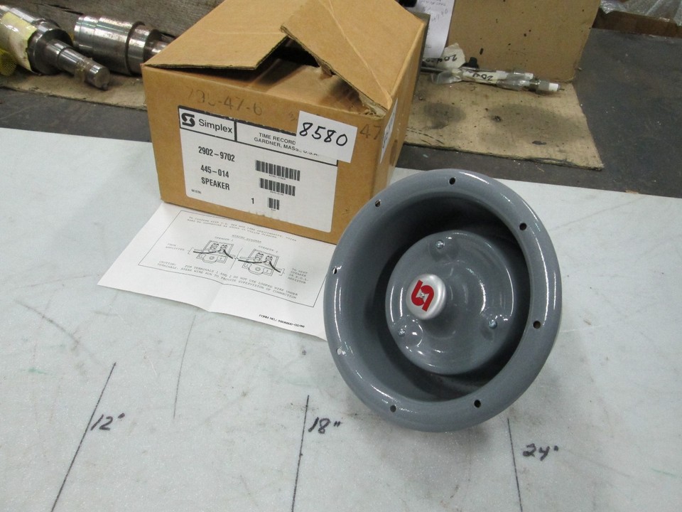 Simplex Fire Protective Signaling Speaker 945R PID 2902-9702 Mod #4091 ...