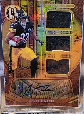 Najee Harris Steelers 2021 Gold Standard Rookie Patch Auto /149 | eBay