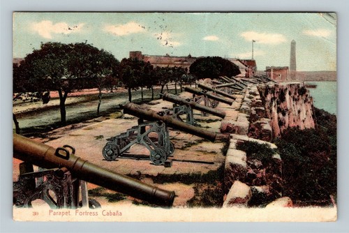Cabana, Parapet Fortress, Cuba Vintage Postcard | eBay