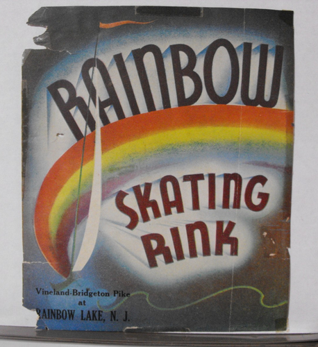 Vintage Original Roller Skating Rink Decal Sticker ~ Rainbow Lake NJ | eBay
