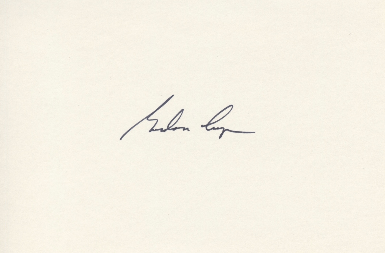 GORDON COOPER Autographed Signed Card NASA Astronaut Mercury 7 Gemini 5 ...