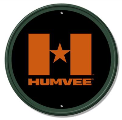 Humvee Logo 11.75" Round Aluminum Metal Sign Made In The USA | eBay