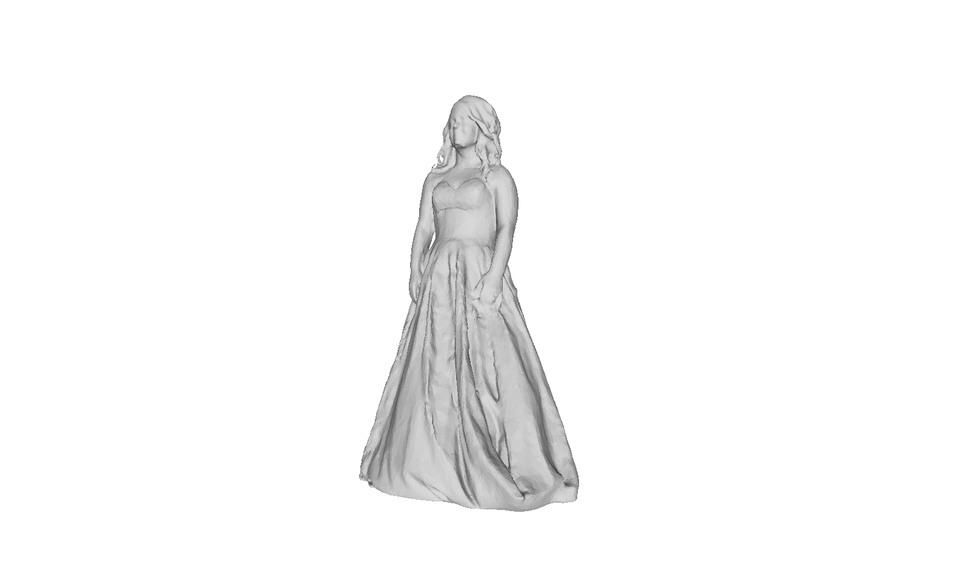 Printle E Femme 113--Bride Prom Ball Gala Gown Dress Figure Dioramas ...