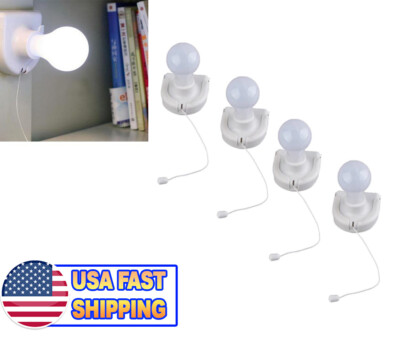 4 Battery LED Light Bulb - Wireless Portable Stick Up Instant Light for ...