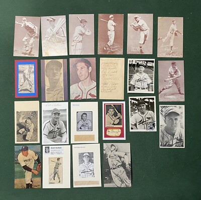 1946 Cardinals Autographed Scrapbook Cuts, Photos, & Exhibits inc. Mort ...