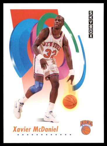 1991-92 SkyBox Xavier McDaniel New York Knicks #638 | eBay