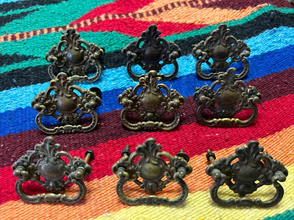 Antique Singer Treadle Sewing Machine Drawer Pull Brass | eBay