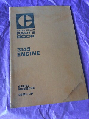 CAT CATERPILLAR 3145 ENGINE PARTS BOOK SN 96M1-UP Form UEG0065S | eBay