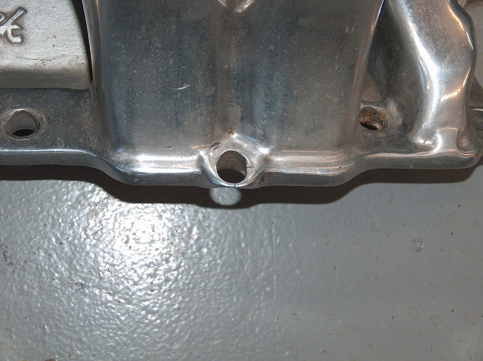 Vintage Edelbrock BB Chevy 2x4 Tunnel Ram Intake Manifold UR2X Chipped ...