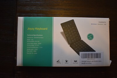 Joyzy Bluetooth Folding Keyboard Foldable Bluetooth Keyboard ...