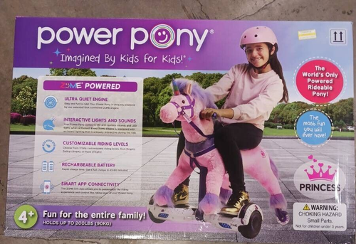 Power Pony Riding Toy - Princess- Powered Ride on - Great for Spring ...