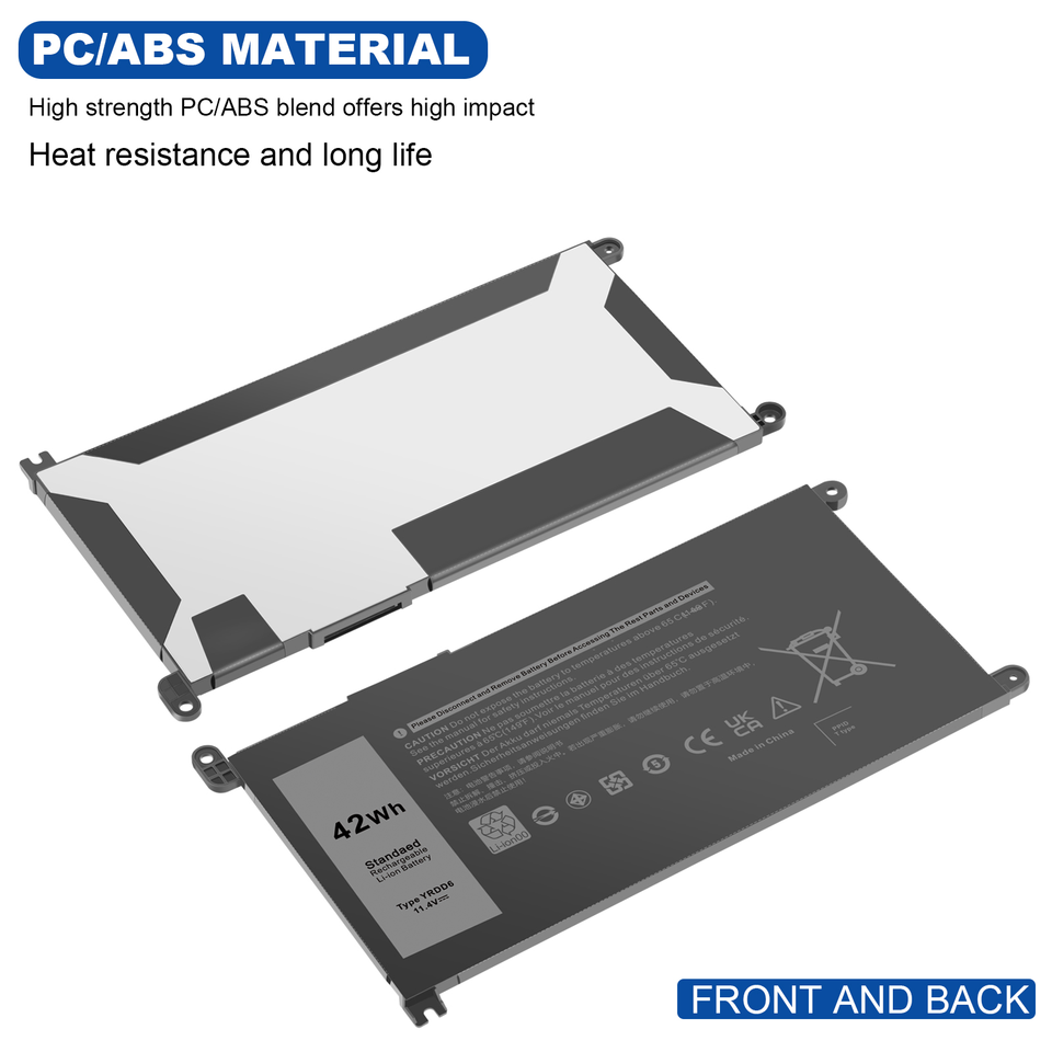 YRDD6 Battery For Dell Inspiron 15 3582 3583 3593 3793 5582 5584 5593 ...