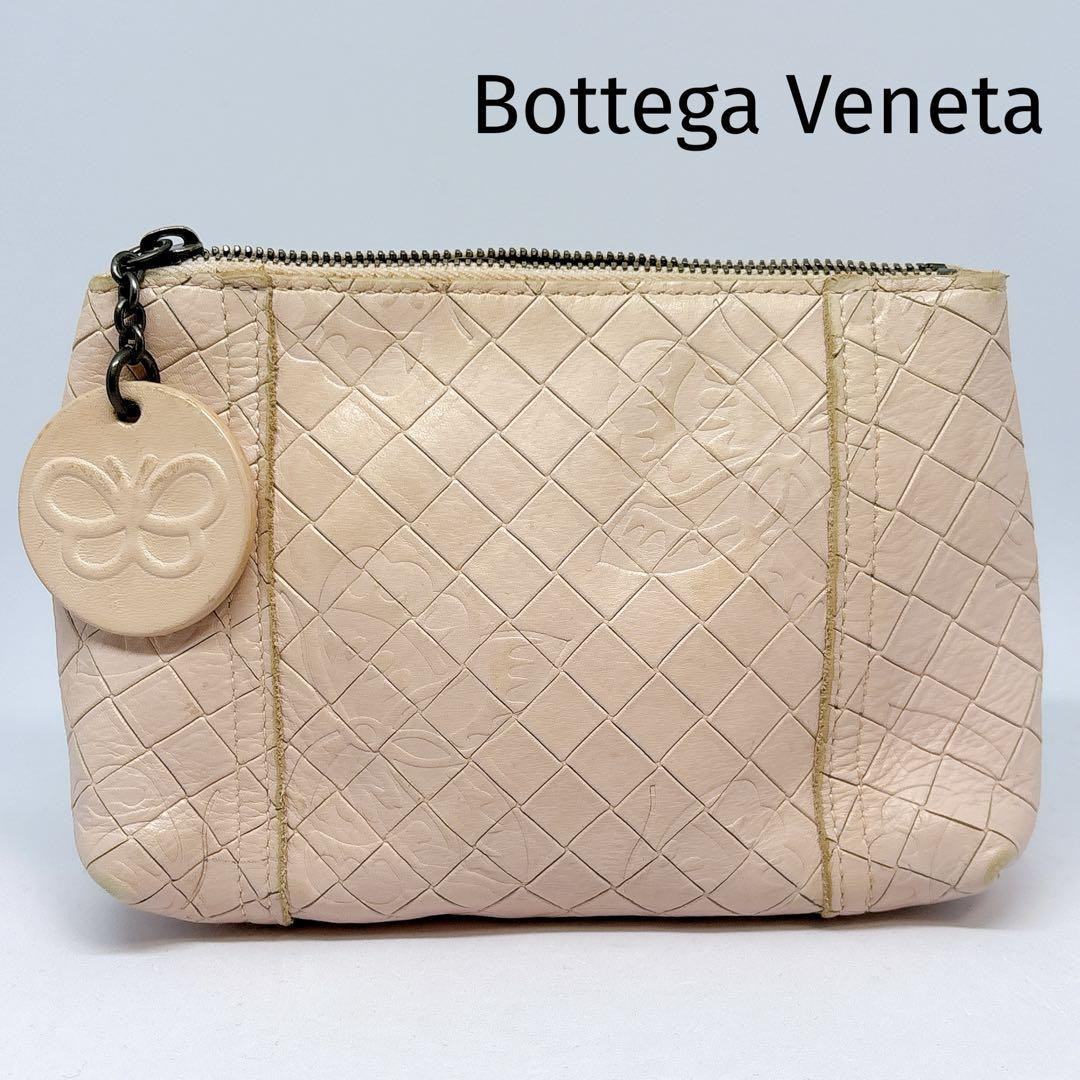 Bottega Veneta Intrecciato Leather Butterfly Cosmetic Pouch Bottega Veneta Intrecciato Leather Butterfly Cosmetic Pouch